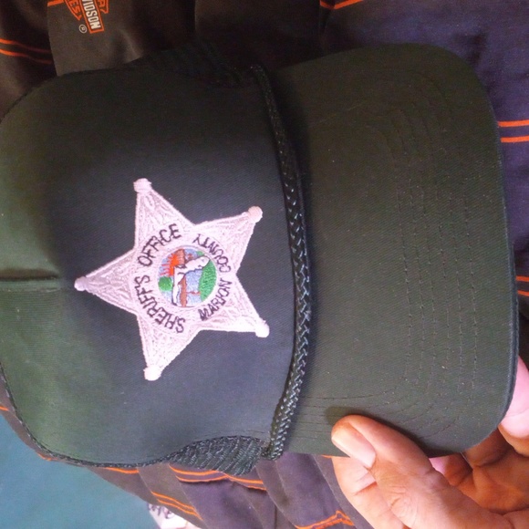 OTTO | Accessories | Vintage Snapback Mesh Marion County Sheriffs ...